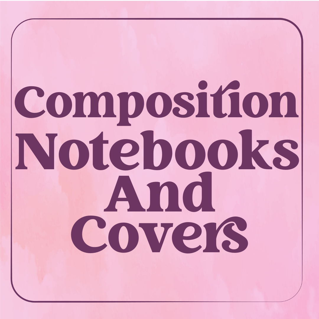 Composition Notebooks & Covers – Kreations by Kim